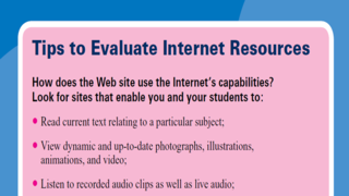 PBS TeacherLine Tips to Evaluate Internet Resources | PBS LearningMedia
